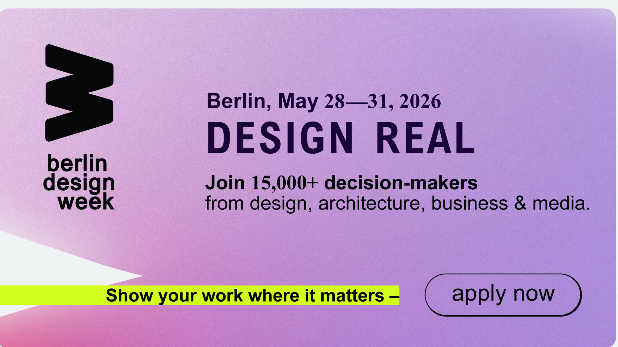 DESIGN REAL – Berlin Design Week - German Design Council